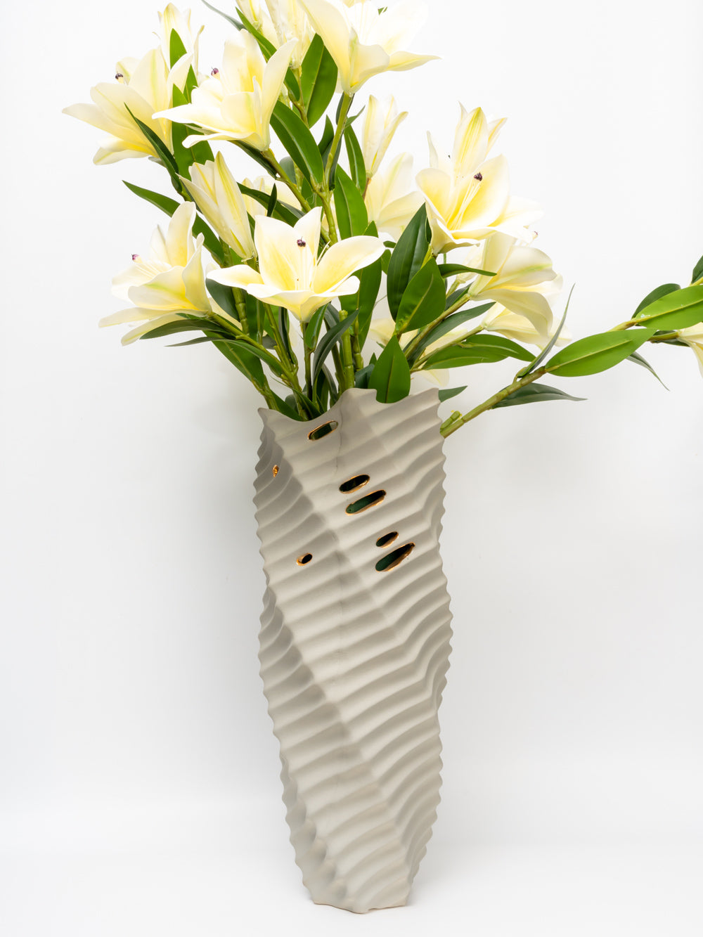 Swivel Tall Ceramic Vase